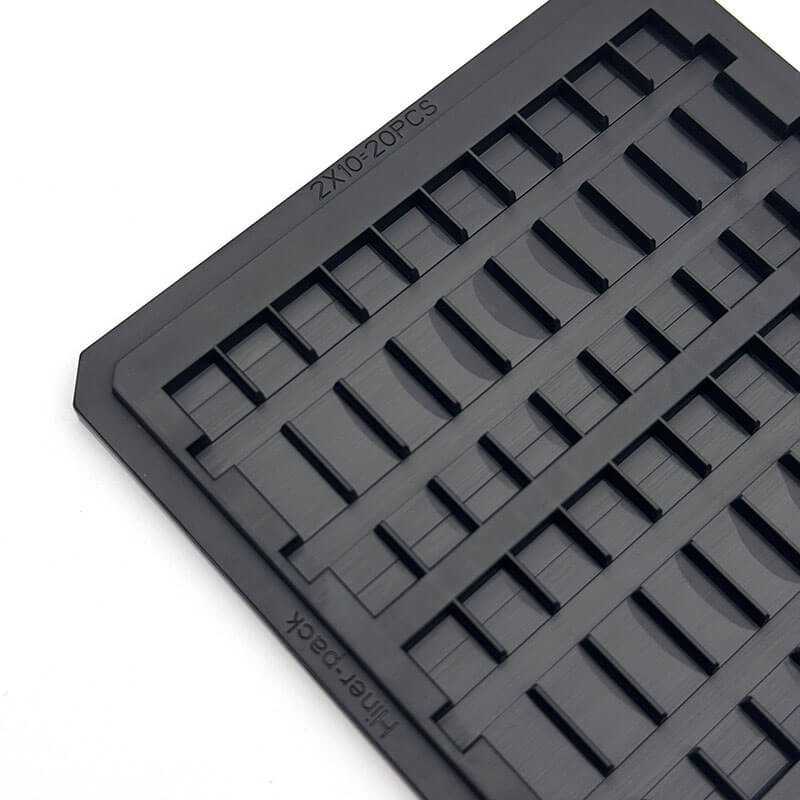 Conductive Stackable 4-Inch Waffle Pack Chip Trays With Customizable ...